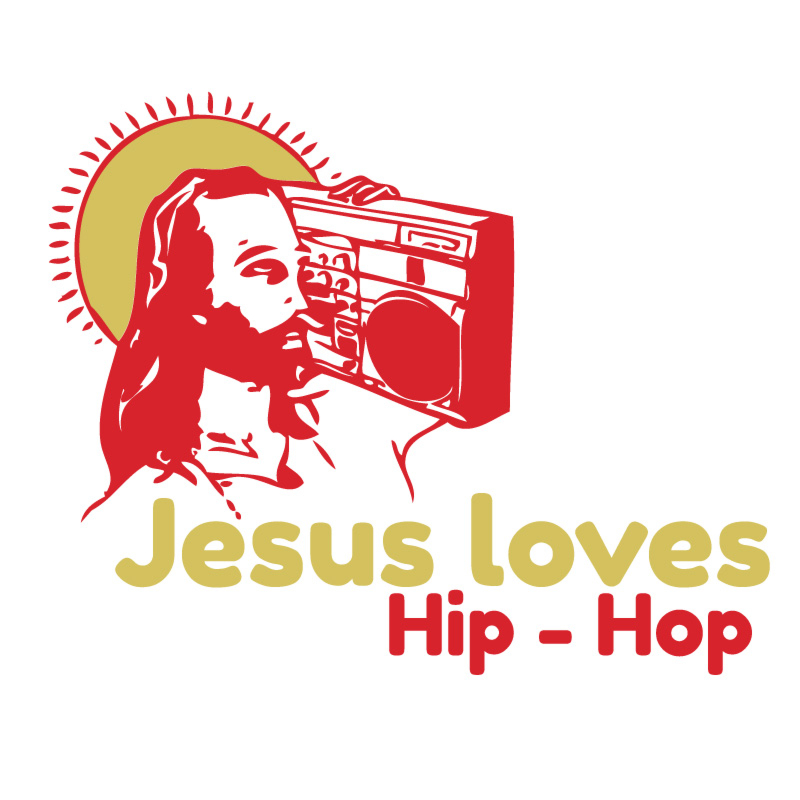 Jesus Loves Hip Hop - Στάμπα Tshirtakias